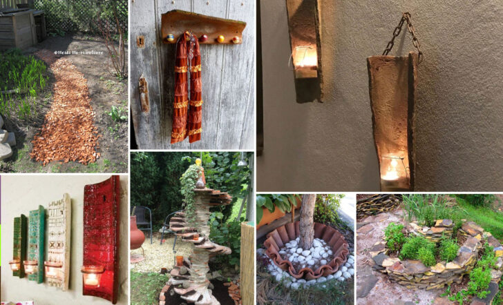 Μην Πετάς Τα Παλιά Κεραμίδια: 14 DIY Κατασκευές Κήπου που θα Λατρέψεις