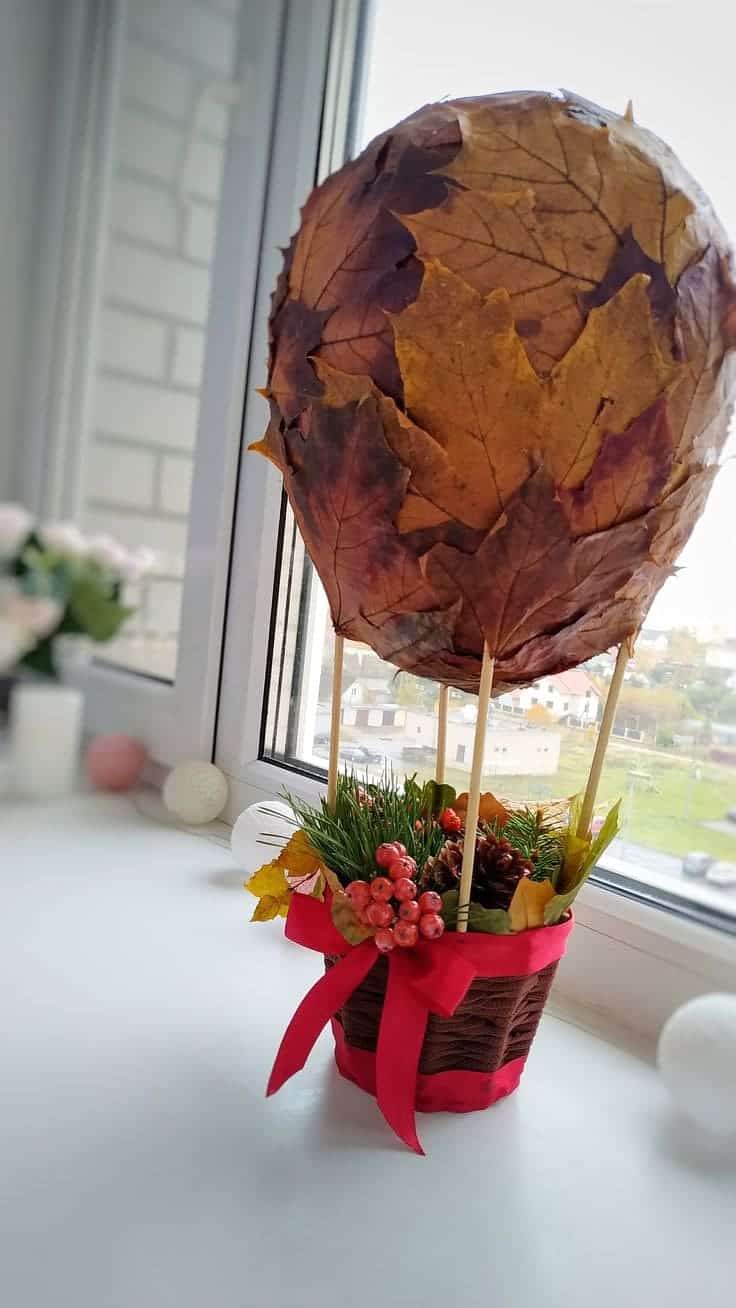 30 Δημιουργικές DIY Κατασκευές με Φθινοπωρινά Φύλλα